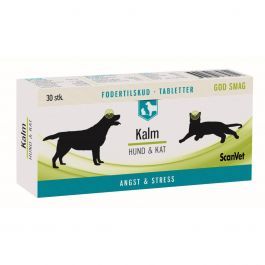 Kalm tabletter til katte og små hunde 30 stk | Beroligende kosttilskud ...