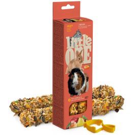 Little One Sticks med frugt | 2x60 gr | Snacks til kaniner og gnavere ...